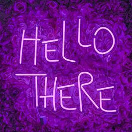 Hello There Neon Sign Room Party Wall Decoration MJ10249