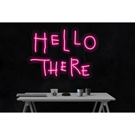 Hello There Neon Sign Room Wall Decor Pink Neon Lights MJ10247