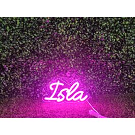 Isla Pink LED Neon Sign