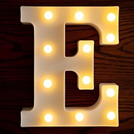 Steel Marquee Letter E Font Sign Led High-End Custom Zinc Metal Marquee ...