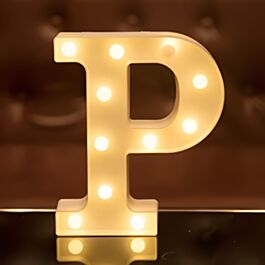 Steel Marquee Letter P Font Sign Warm White Led High-End Custom Zinc ...
