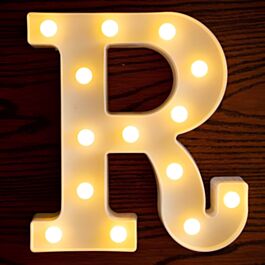Steel Marquee Letter R Font Sign Led High-End Custom Zinc Metal Marquee ...