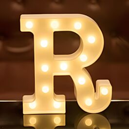 Steel Marquee Letter R Font Sign Warm White Led High-End Custom Zinc ...