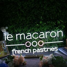 Le Macaron French Pastried Custom Neon Sign