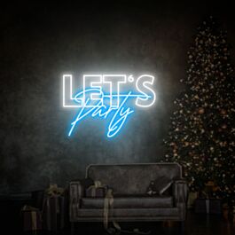 Let S Party Led Neon Sign Party Decor Sign Bar