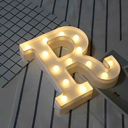 Steel Marquee Letter R Lighted Wedding Decor Led High-End Custom Zinc ...