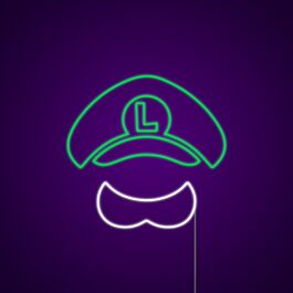 Luigi Neon Sign