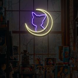Luna Sailor Moon Neon Sign Lights Night Lamp Led Neon Sign Light For ...