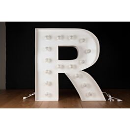 Steel Marquee Letter R High-End Custom Zinc Metal Marquee Light Marquee ...