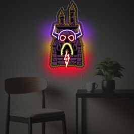 Medieval Castle LED Neon Acrylic Artwork