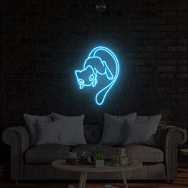 Mew Espeon Anime Led Neon Light Cute Neon Sign Indoor Wall Lights ...