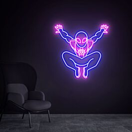 Miles Morales Spiderman Led Neon Sign Wall Art Superhero Decor