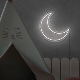 Moon LED Neon Sign Sketch and Etch Us