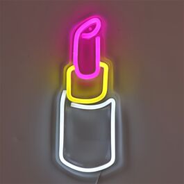 Multi Color Lipstick Wall LED Neon Sign