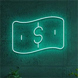 Neon Money Sign