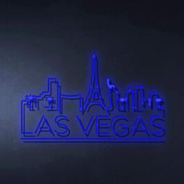 Neon Signs Las Vegas Blue Neon Lights MJ10199