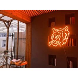NEON TIGER LED TIGER HEAD ART MJ10122