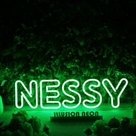Nessy Green Neon Sign