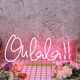 Oh Lala Red Neon Sign