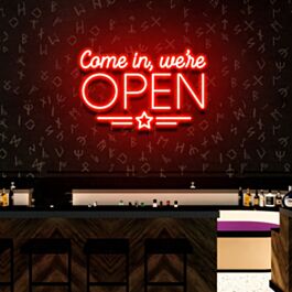 Open Bar Sign Led Neon Sign Bar Shop Decoration