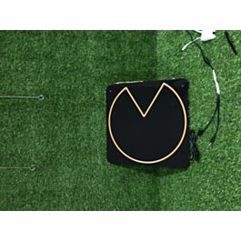 Pac Man Red Dots LED Neon Sign