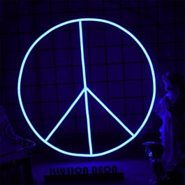Peace Neon Sign HJ10093