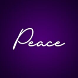 Peace Neon Sign