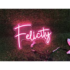 Personalize Custom Felicity LED Neon Sign