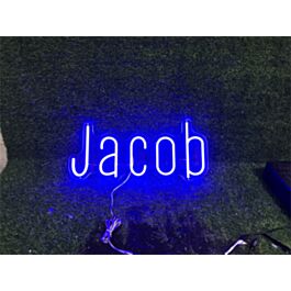 Personalize Custom Jacob LED Neon Sign