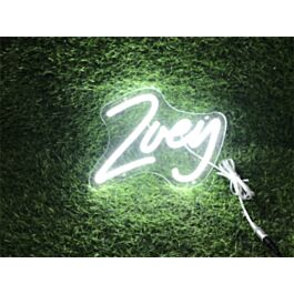 Personalize Custom Zoey LED Neon Sign