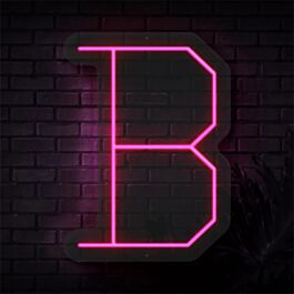Personalized Initial Letter B LED Neon Sign