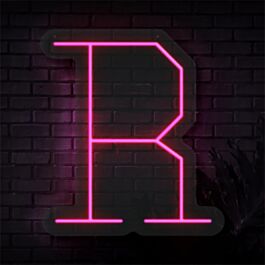 Personalized Initial Letter R LED Neon Sign