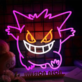 Pokemon Gengar Neon Sign