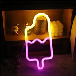 Popsicle Shaped LED Neon Sign