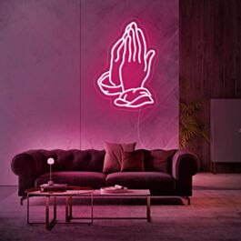 Prayer Hands Neon Sign MNE11426