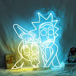 Psychedelic Rick And Morty Sign Neon Sign