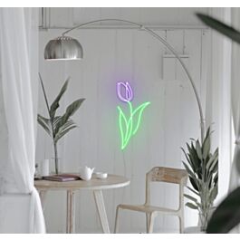 Purple Tulip Neon Sign