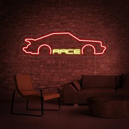 Race Neon Car Signs Flex LED Neon Light MJ10073