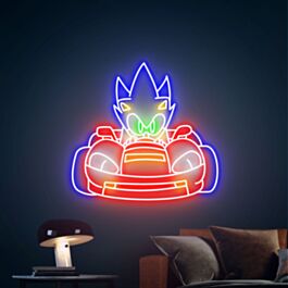 Racing Sonic Neon Light Sign Anime Wall Art Decor