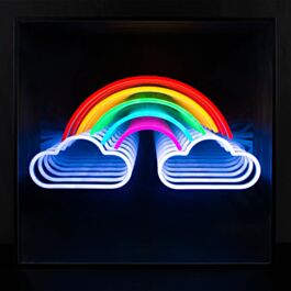 Rainbow Infinity Mirror Neon Sign