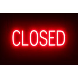 Red CLOSED Sign LED Sign Neon Brightness MJ10138
