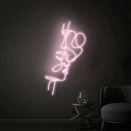 Romantic Kiss Led Neon Sign Wedding Gift