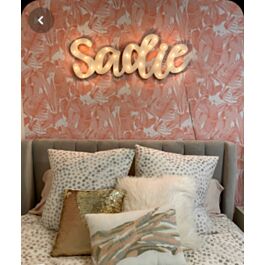 Steel Marquee Letter Sadie Name High-End Custom Zinc Metal Marquee ...