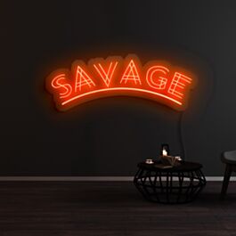 Savage Neon Sign