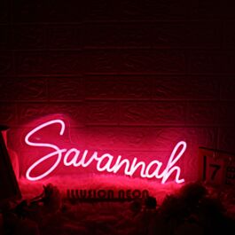 Savannah Red Neon Sign