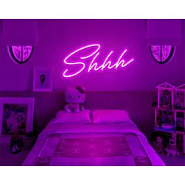 Shhh LED Neon Sign