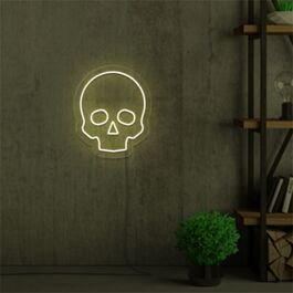 Skull LED Neon Sign Sketch and Etch Us