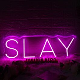Slay Pink Neon Sign
