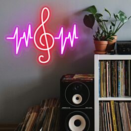 Sound Waves Note Music Neon Sign