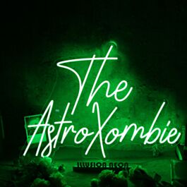 The Astro Xombie Green Neon Sign